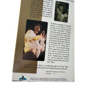 unbranded | Media | Selena Remembered Vhs Good Vhs Edward James Olmos ...